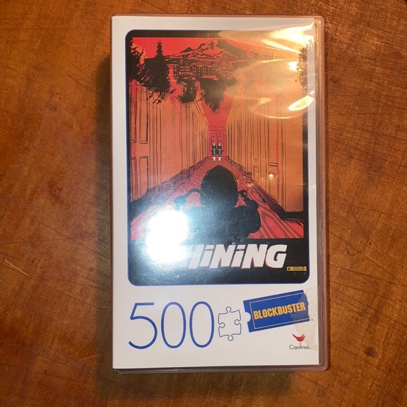 Cardinal | Games | Cardinal Blockbuster The Shining Vhs Case Puzzle Stephen King 50 Pieces ...